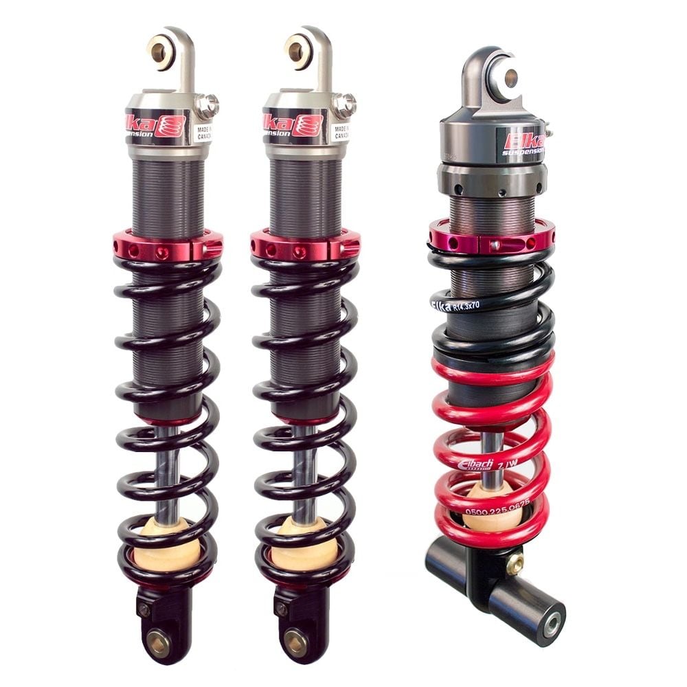 ELKA Suspension STAGE 2 FRONT & REAR Shocks CAN-AM SPYDER F3 Limited ...