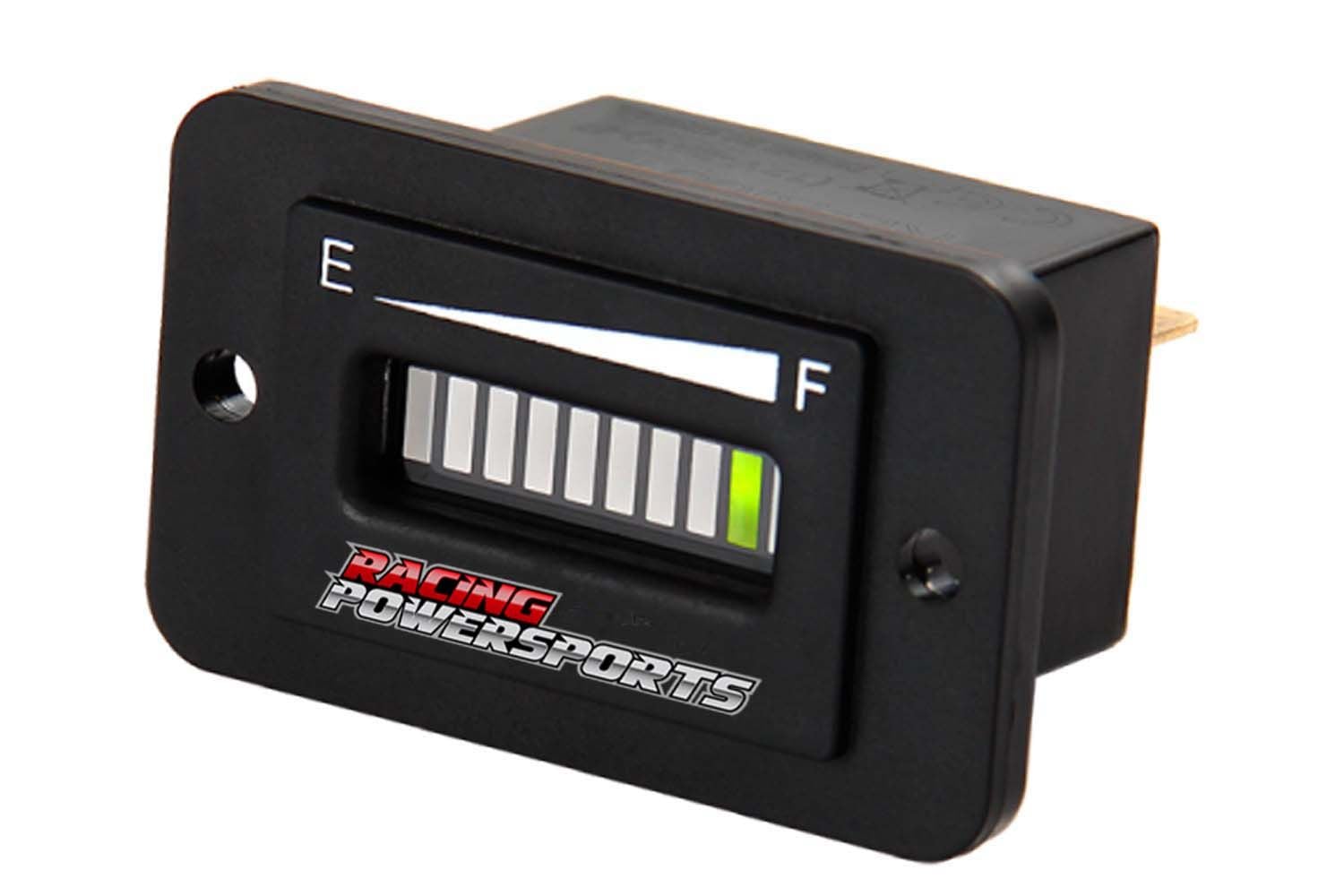 RacingPowerSports Lead-Acid Battery Meter Gauge 12/24v Golf Cart Scooter