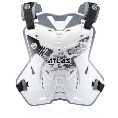 Atlas Defender MX Chest Protector Adult Standard in Digital Arctic