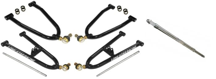 Lonestar Racing Sport A-arms +2+1 & Axcalibar Racing Axle Yamaha ...